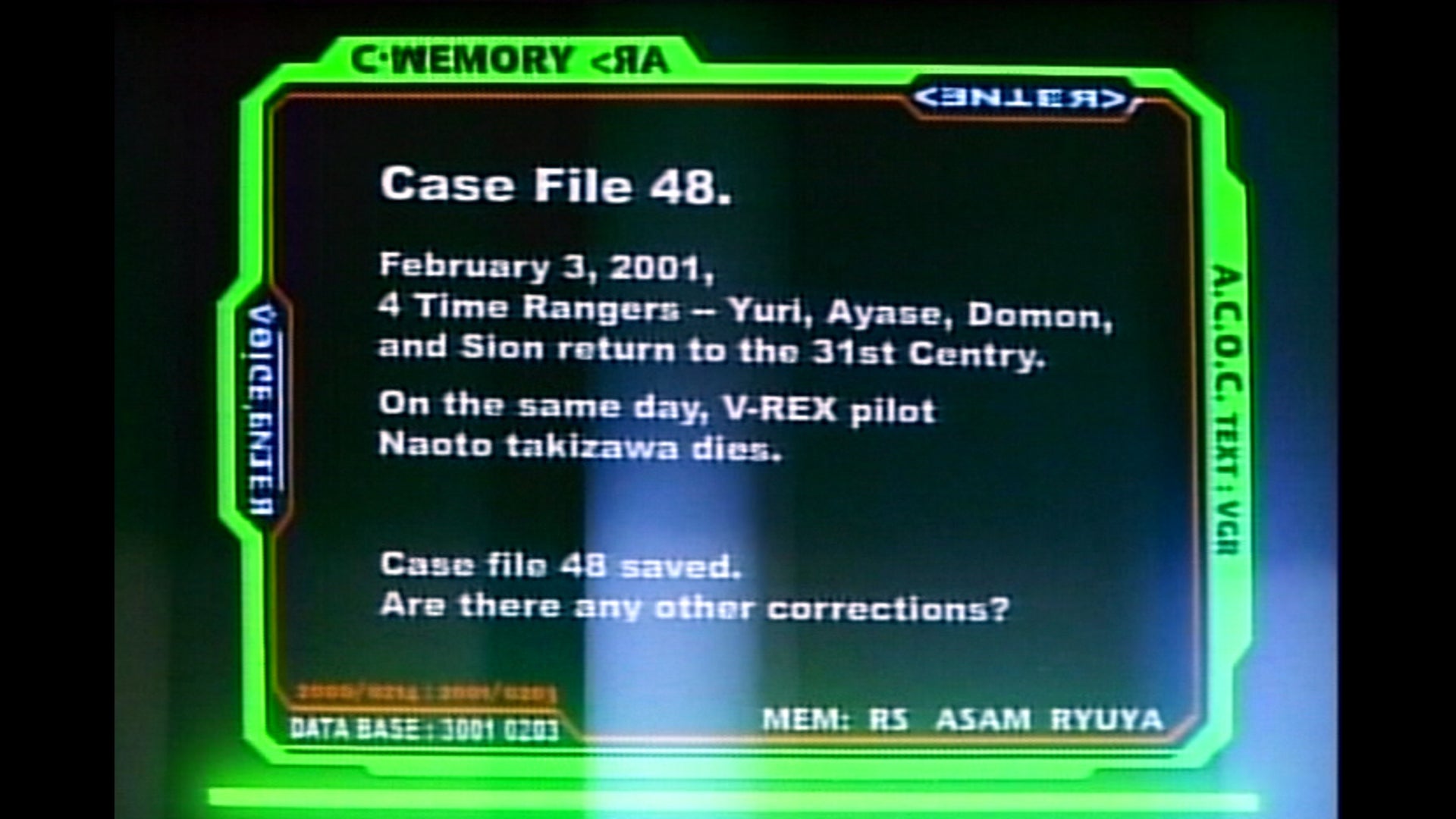 未来戦隊タイムレンジャー 第49話 | Lemino(レミノ) - 映画・ドラマ・アニメや音楽・ライブが見放題 | ドコモの動画配信サービス