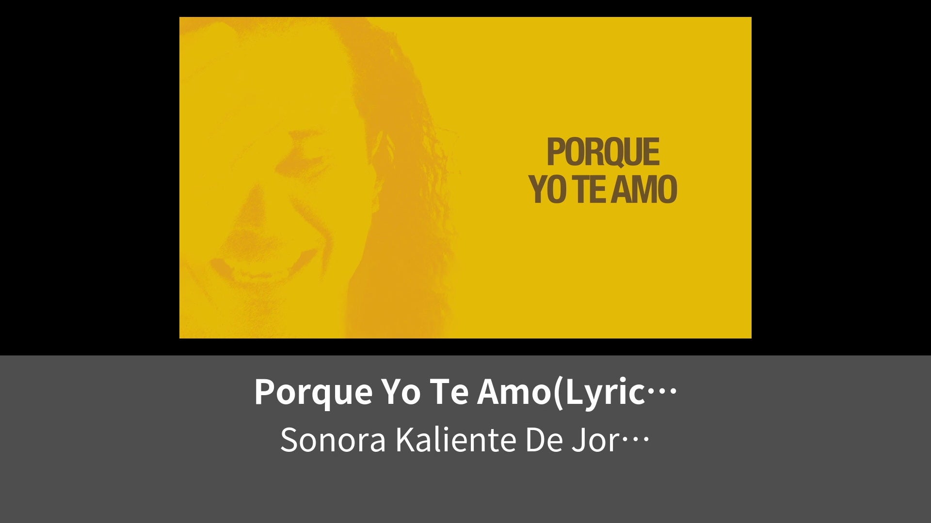 Porque Yo Te Amo Lyric Video Lemino（レミノ）／ドコモの新しい映像サービス 知らなかった、大好きへ。